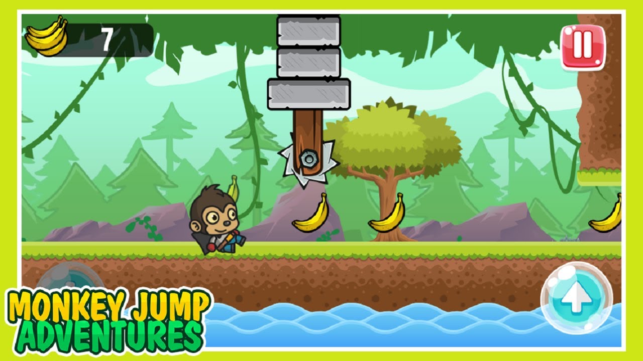 Monkey Jump Adventures 🙈🍌 GAMEPLAY (Android) - YouTube
