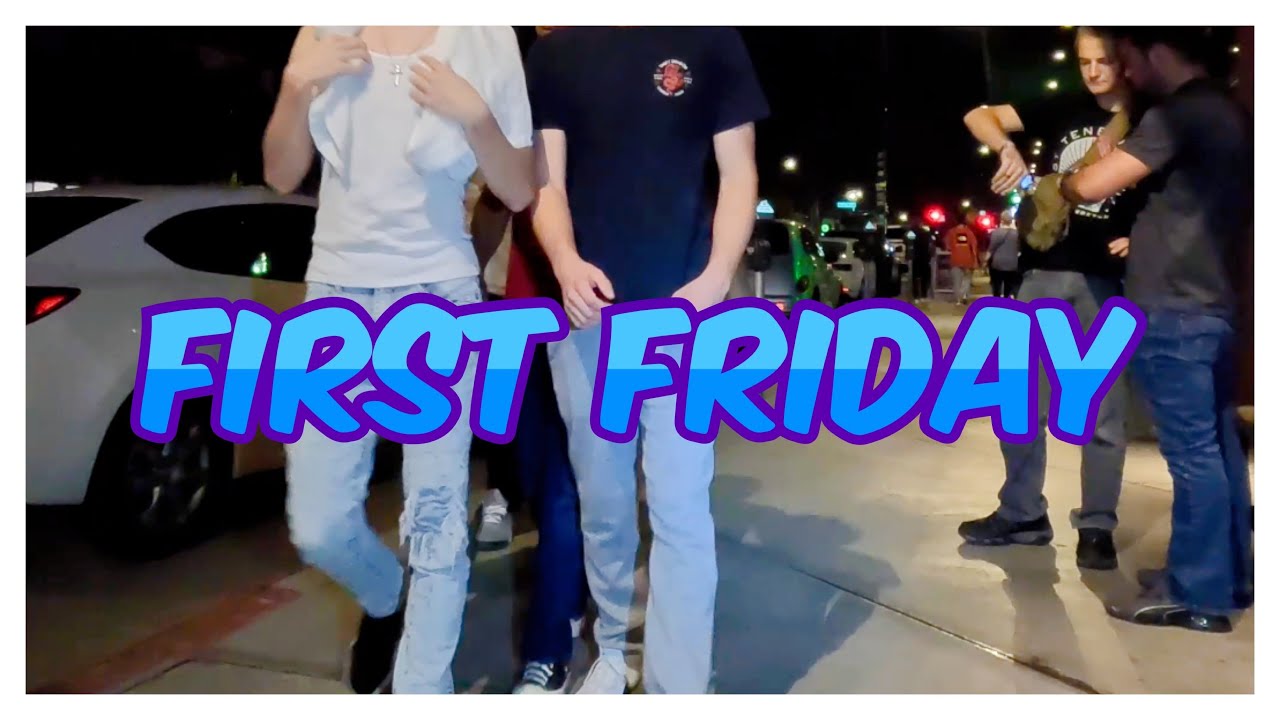 First Friday October - Night Ride - Downtown Phoenix Arizona - YouTube