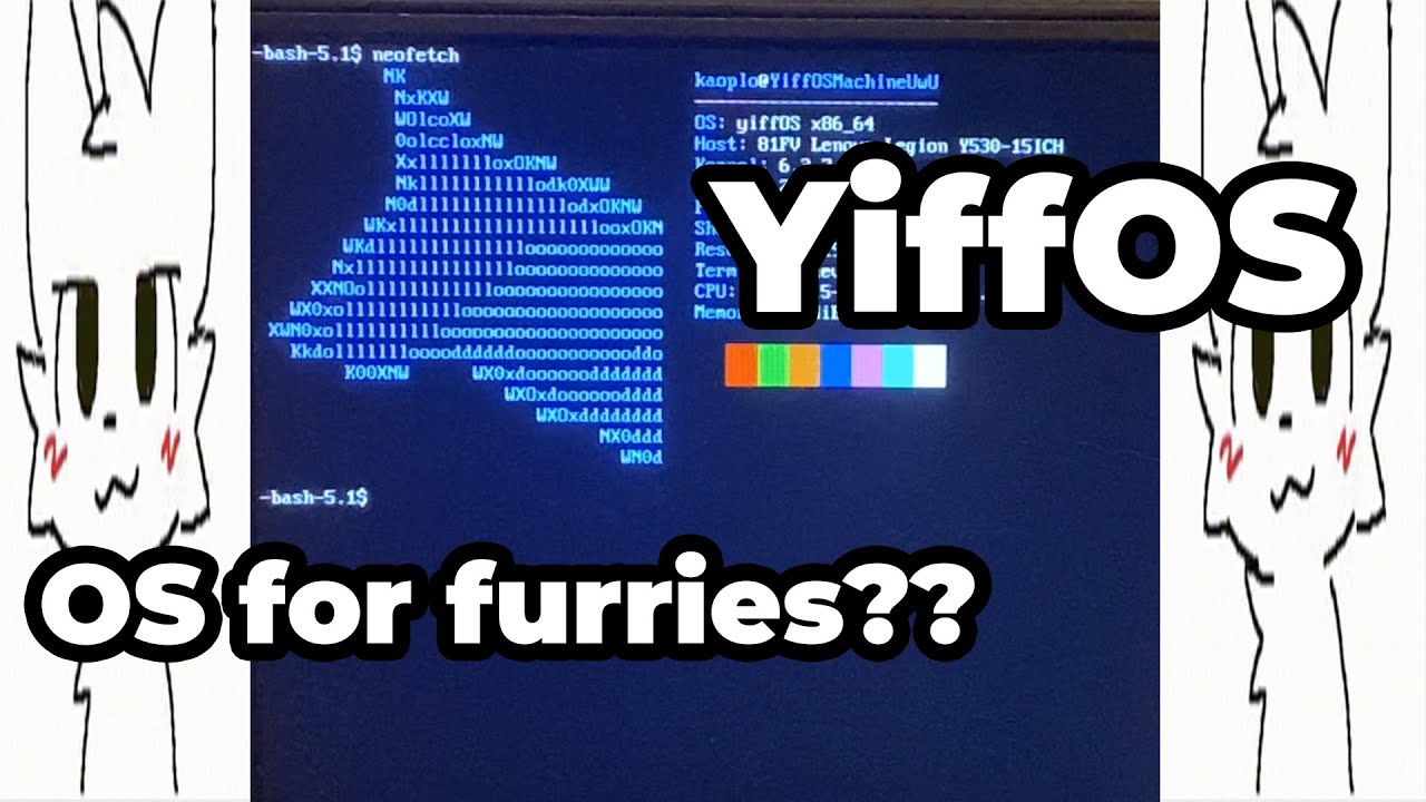 installing YiffOS on hardware - YouTube