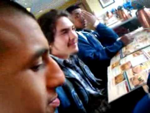 At ihop with the friend after gradnight burned out - YouTube