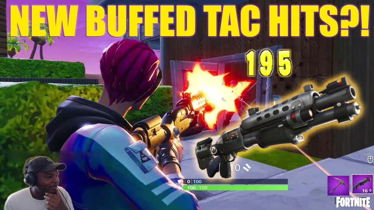 NEW BUFFED TAC HITS?! | Fortnite - YouTube
