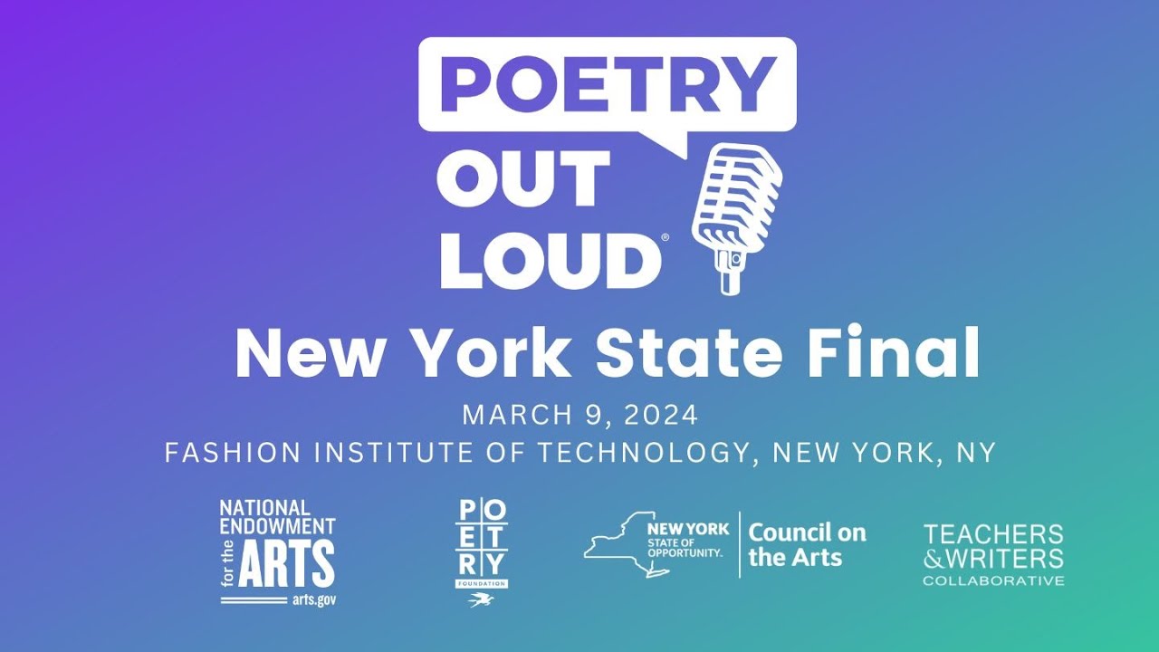2024 New York State Poetry Out Loud Final - YouTube