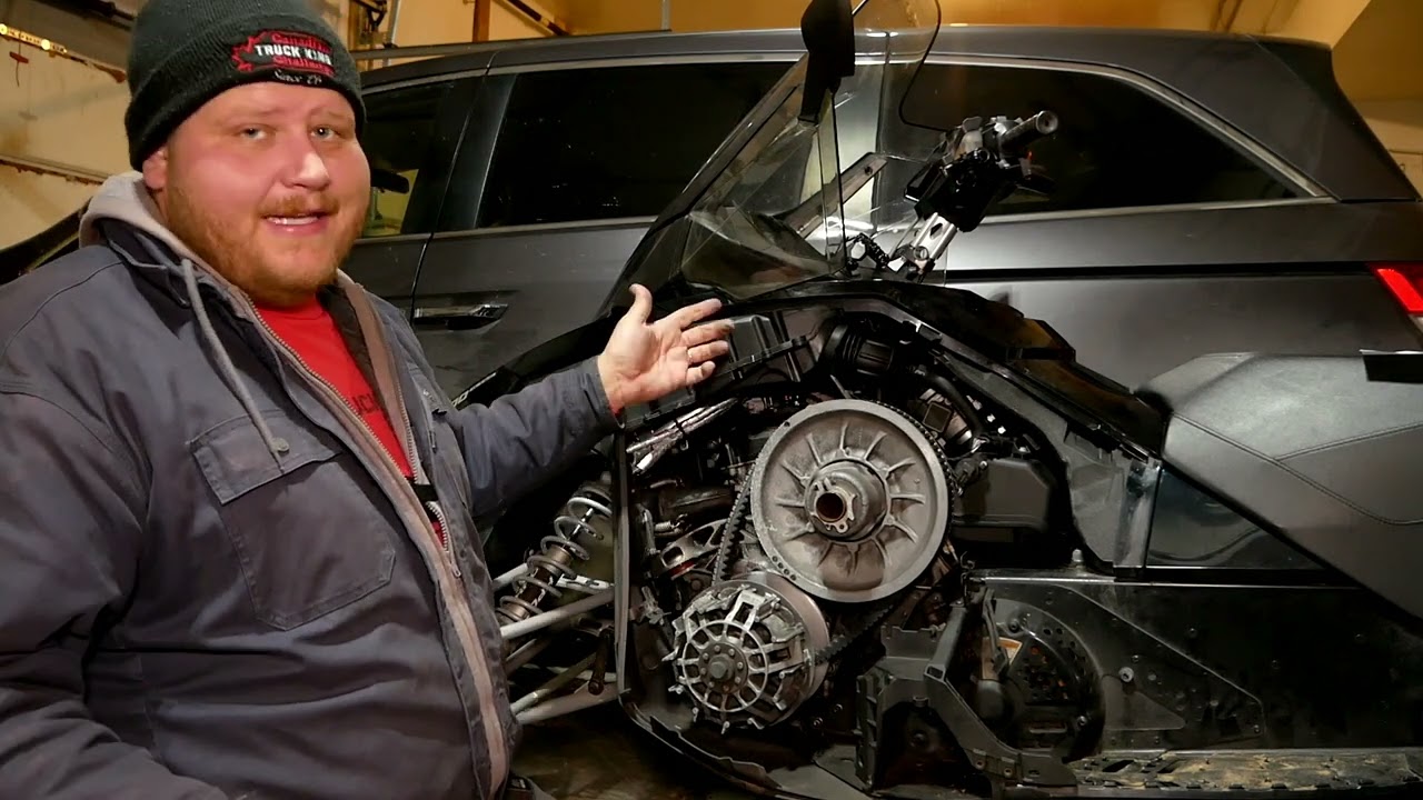How to Replace Your Snowmobile’s CVT Belt - YouTube