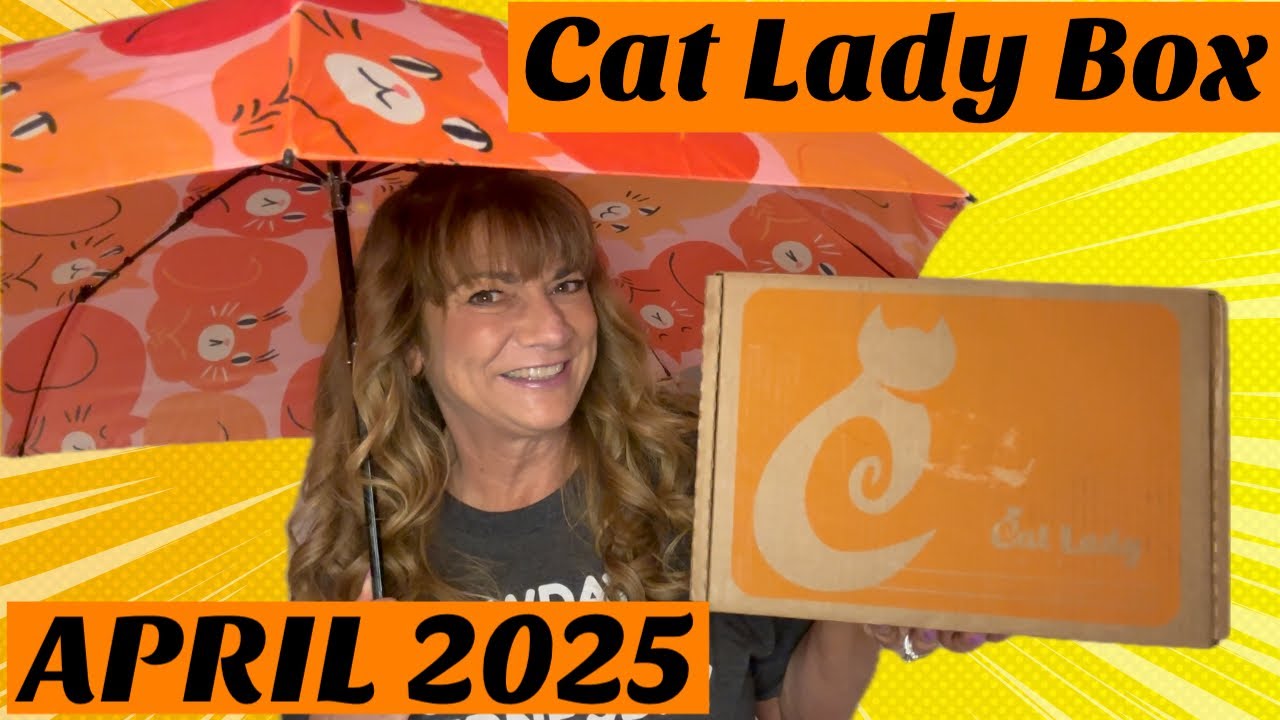 CRAZY CAT LADY BOX April 2025 @catladybox #catladybox #cats #petbox # ...