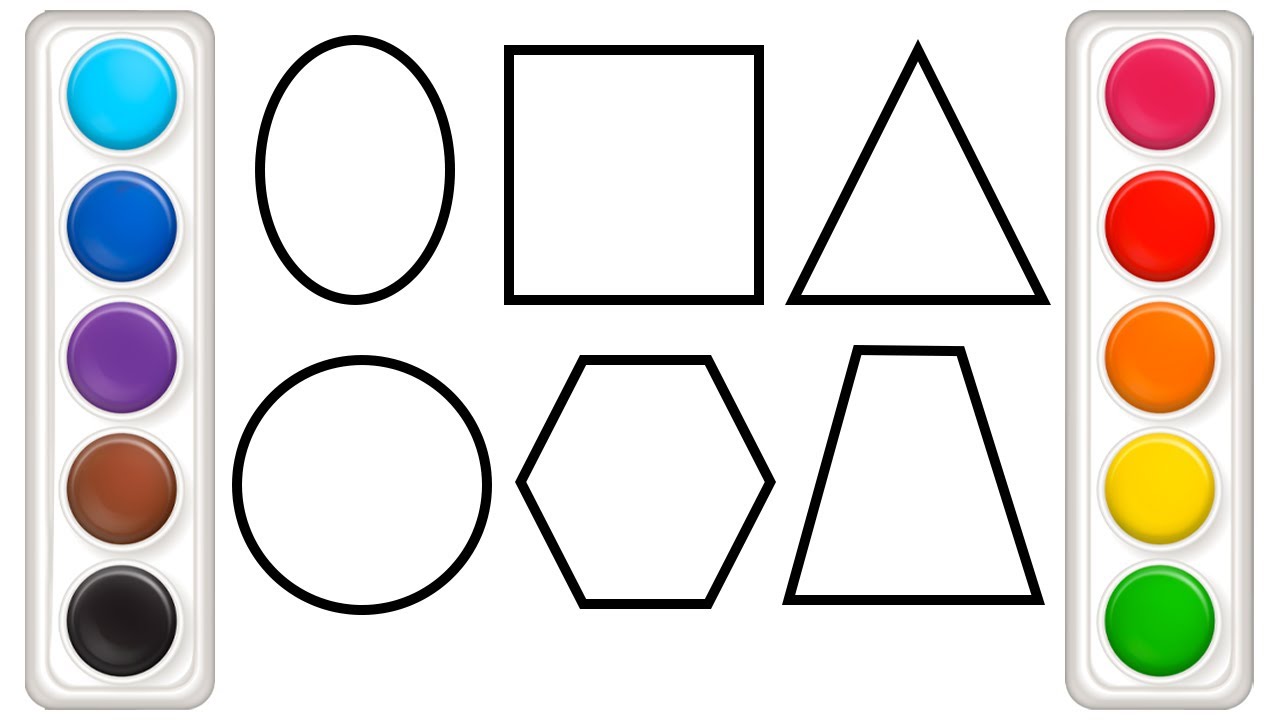 Aprenda formas geometricas | Dibujo de formas 2d | Aprendizaje ...