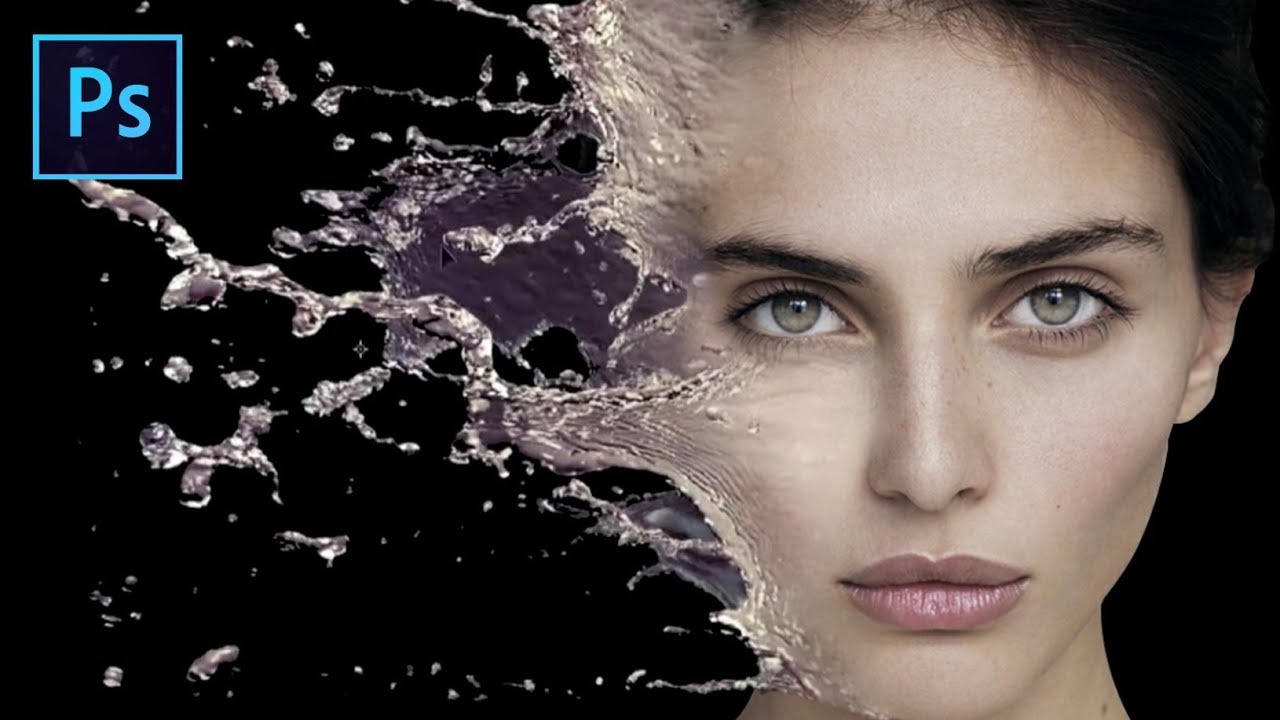 Water Splash Effect In Photoshop Tutorial - YouTube