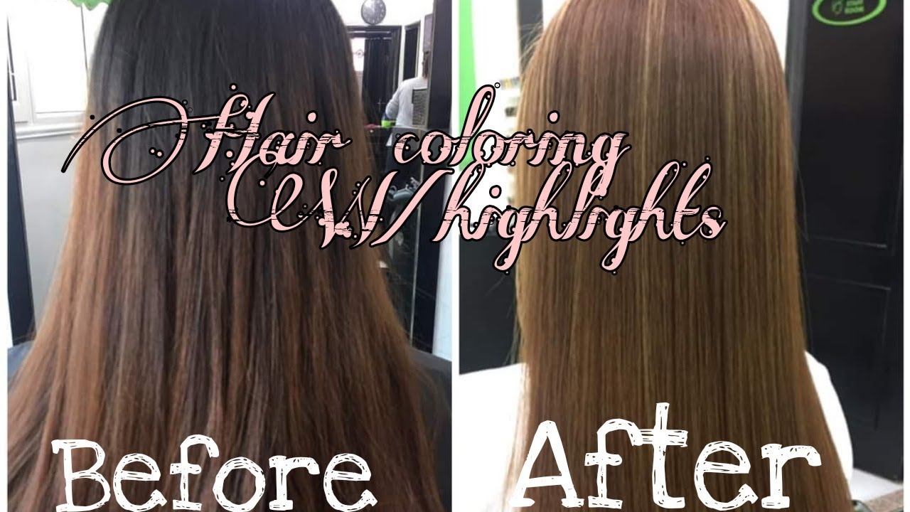 HAIR COLORING WITH HIGHLIGHTS! SAN AKO NAGPAKULAY NG BUHOK, ALAMIN?!(Jo ...