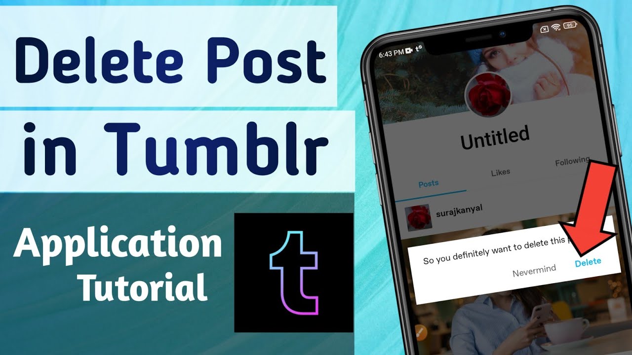 How to Delete Post in Tumblr App - YouTube