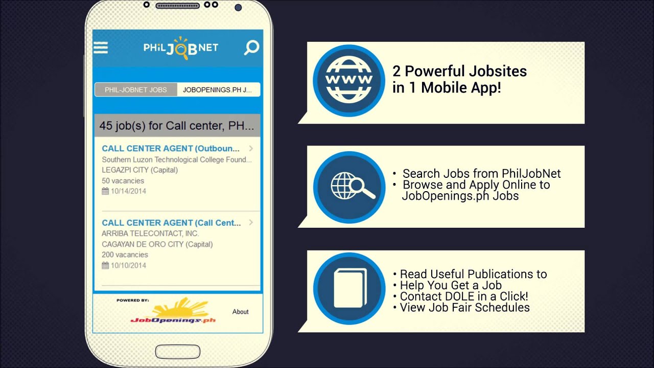 PhilJobNet Mobile Application - YouTube