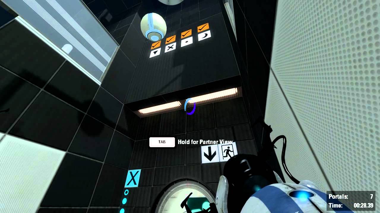 Portal 2 Challenge Mode - Buttons (Level 02) - YouTube