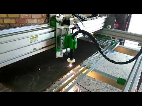 CNC MD multiherramienta - prueba #5 plasma - YouTube