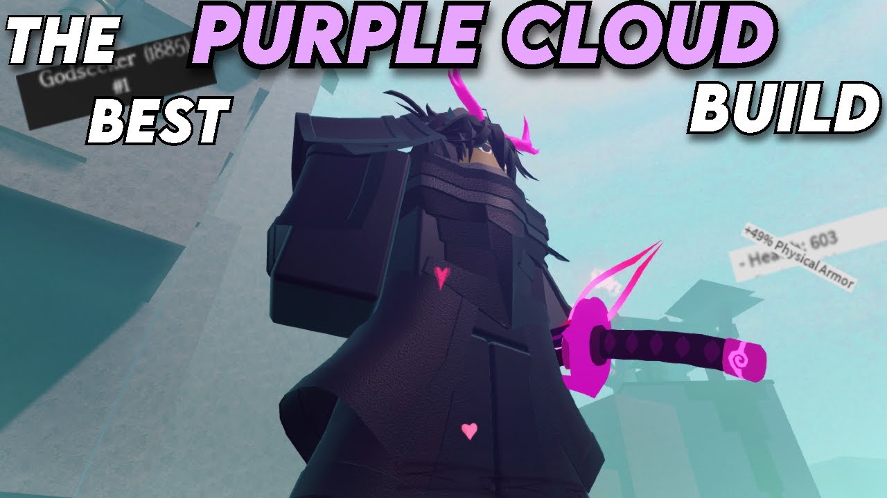 The GODSEEKER PURPLE CLOUD Build... | Deepwoken - YouTube