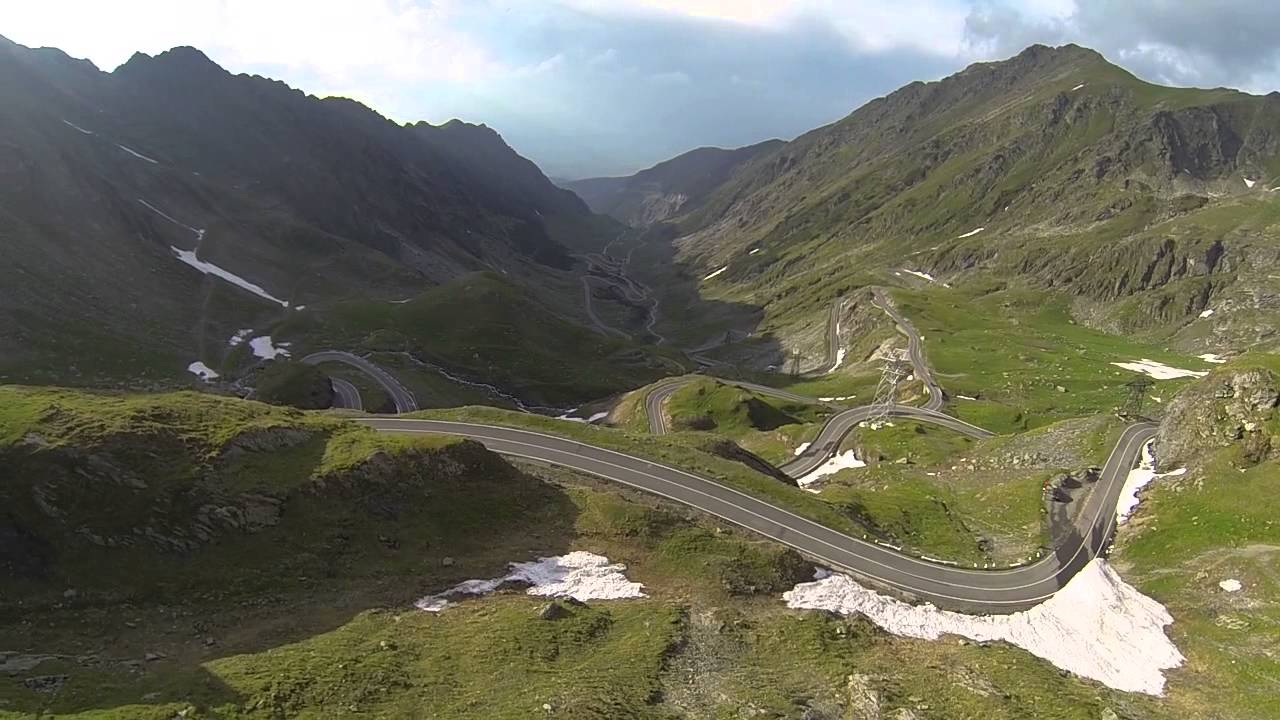 Bâlea Lac aerial view - YouTube