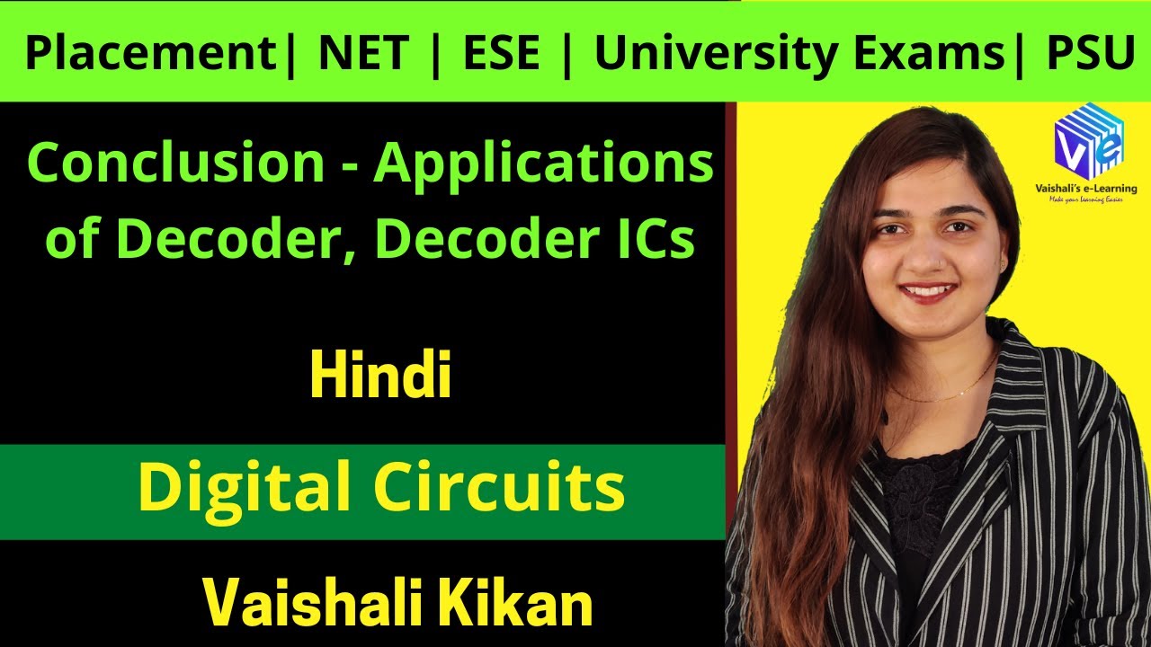 Decoder Conclusion | Applications of Decoders, Decoder ICs | Digital ...