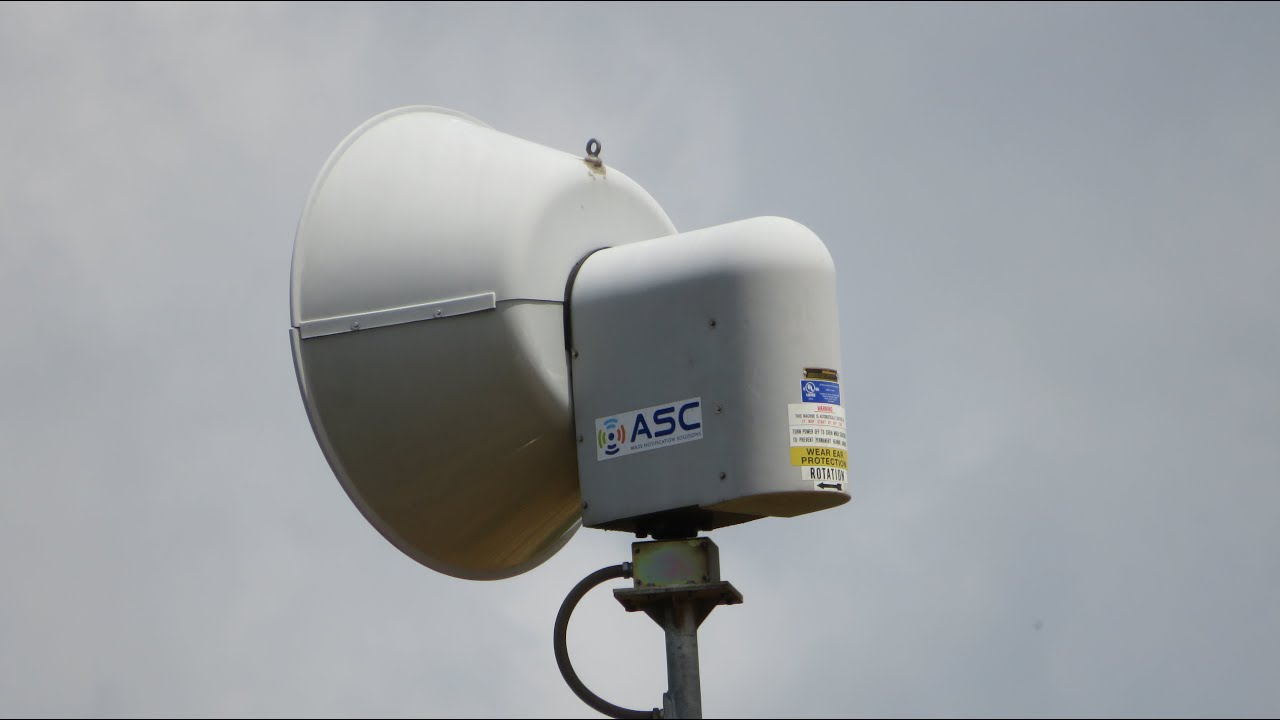 ASC T-128 Siren Test (Full Attack) - Denton, Texas - YouTube