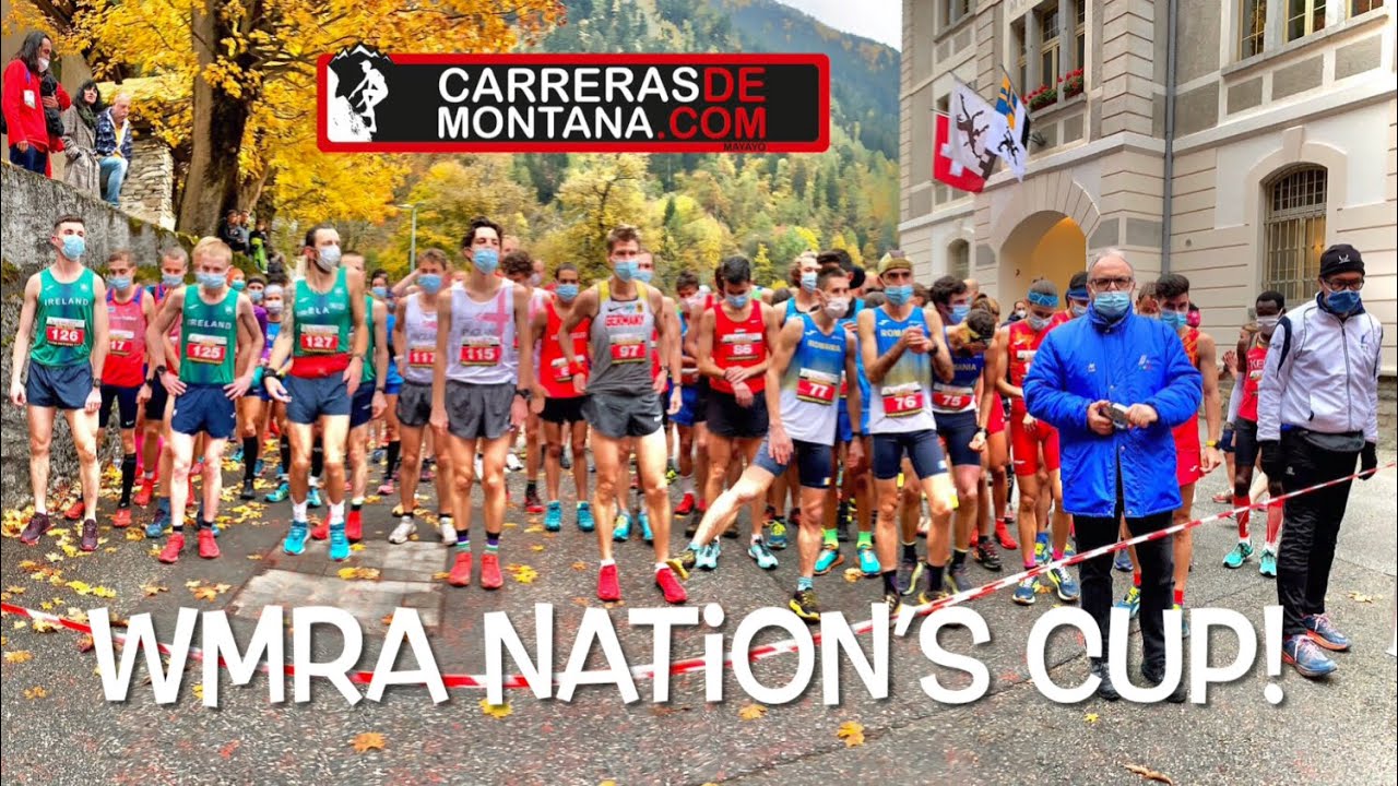 WMRA NATIONS CUP LIVE! Mountain running racing, 14 nations at Chiavenna ...