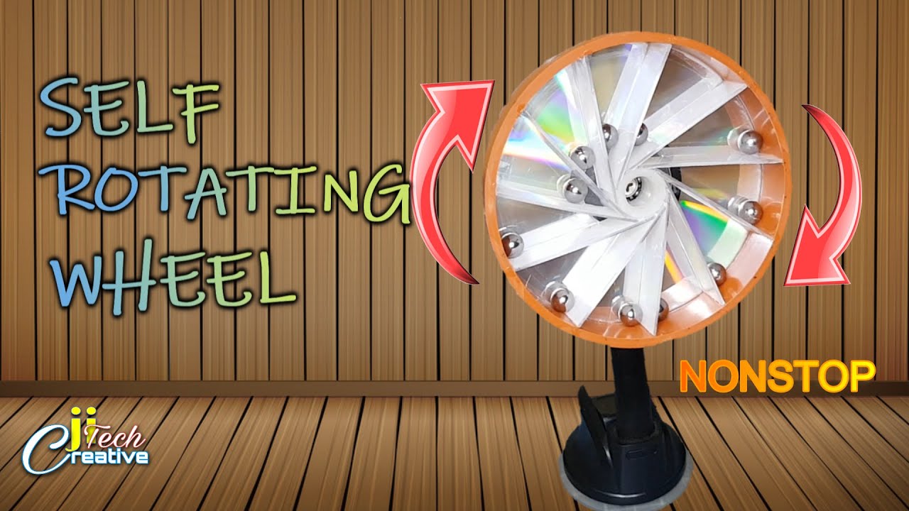 Self Rotating Wheel | DIY | Ji-Tech-Crative💞 - YouTube