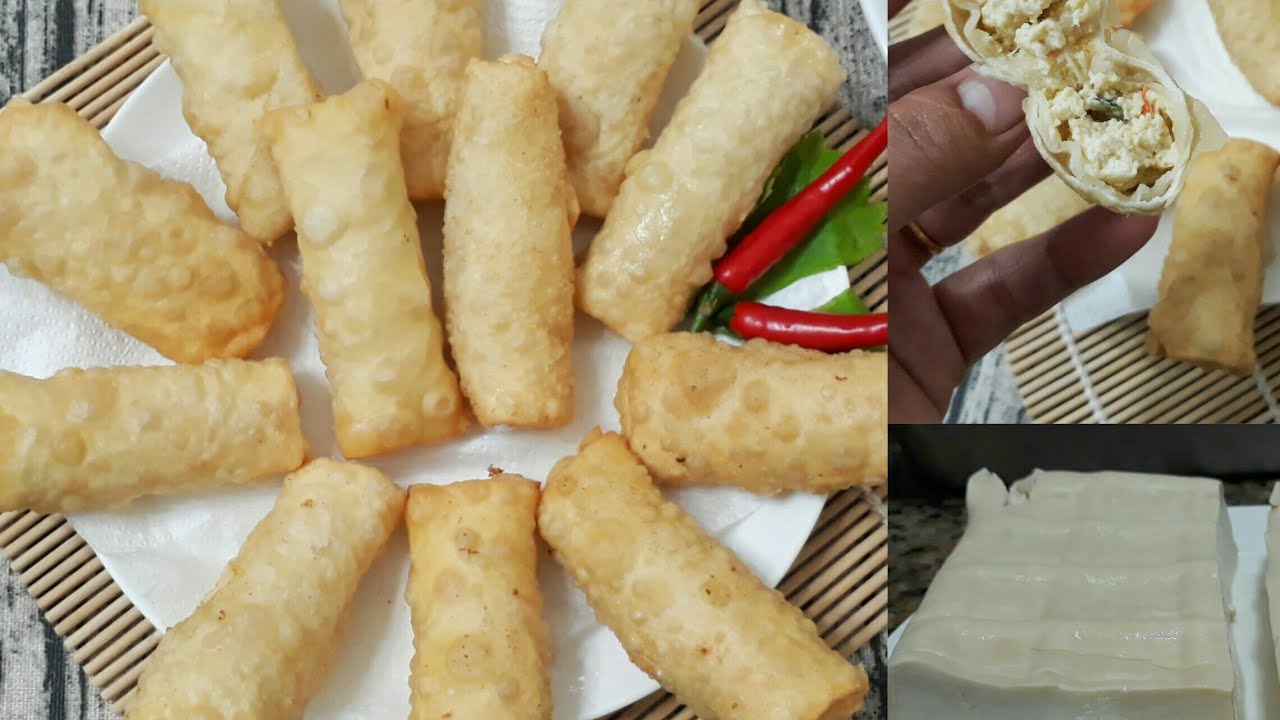 Pangsit tahu tambahan lauk untuk buka puasa - YouTube