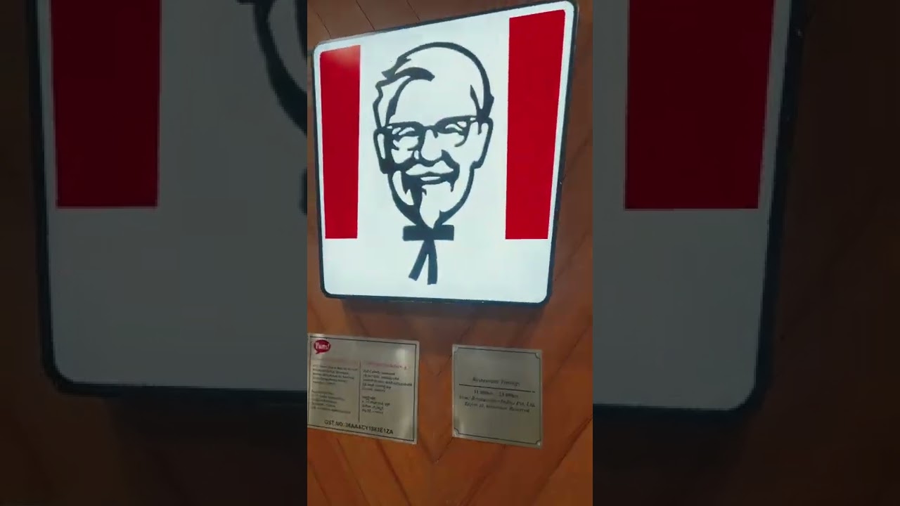 Did u realise this in KFC is it a bow or his body parts. - YouTube