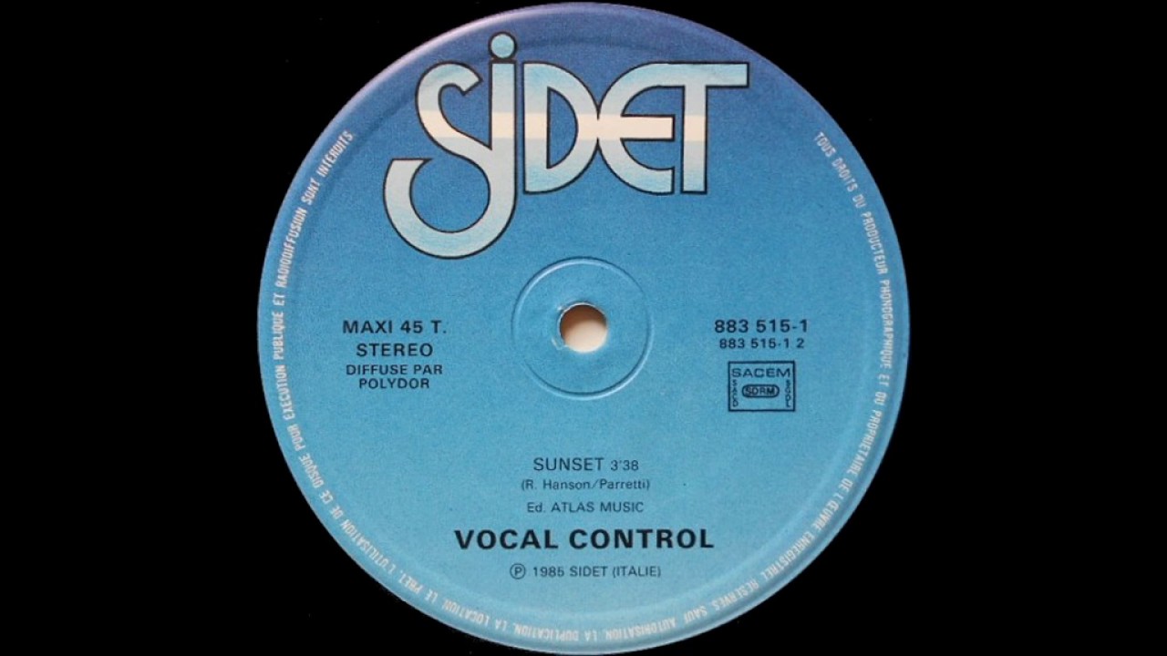 Vocal Control - Sunset 1985 - YouTube