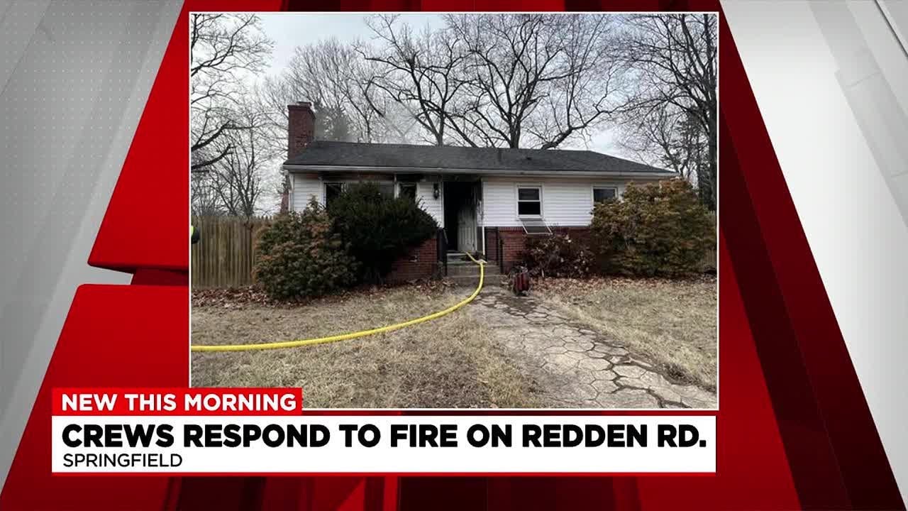 Springfield crews respond to fire on Redden Rd. - YouTube