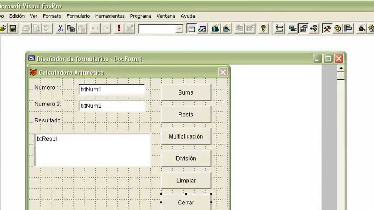 Ejercicio 1 FoxPro - YouTube