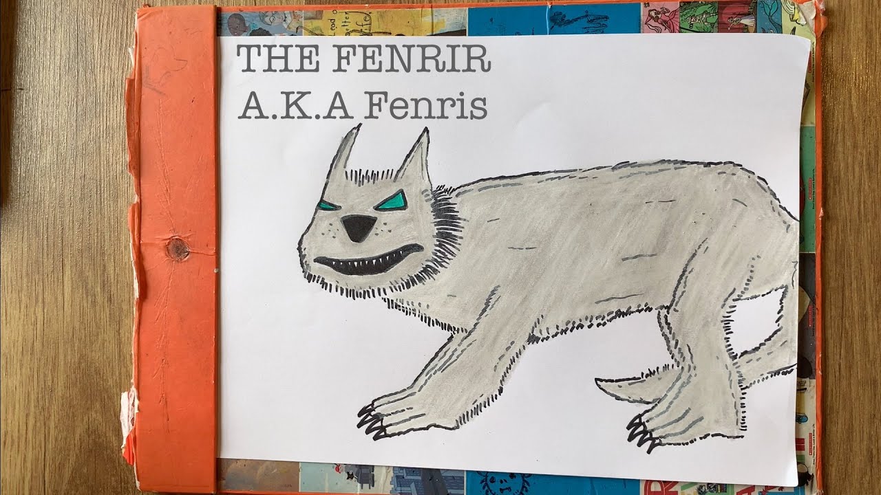 Drawing with Juni #133: How to draw The Fenrir | Norse Mythology - YouTube