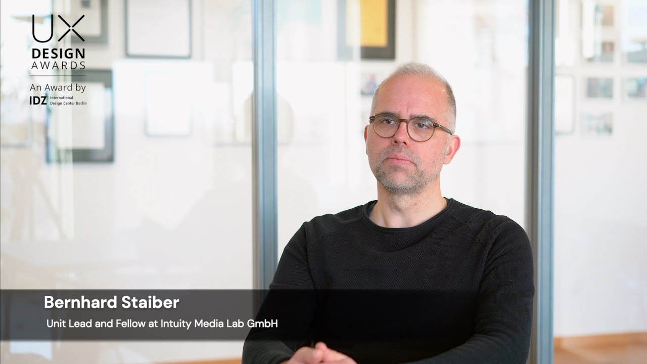 Meet the UX Design Awards jury: Bernhard Staiber - YouTube