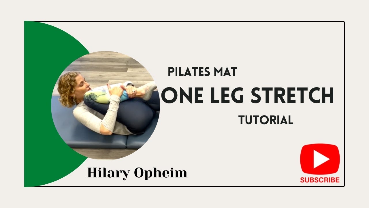 Pilates one leg stretch tutorial - YouTube