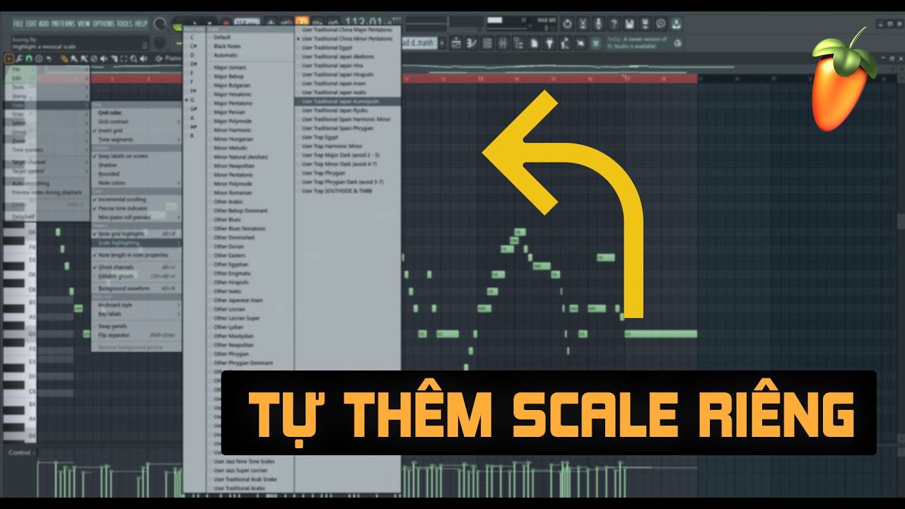 Hướng dẫn tự thêm Scale đặc biệt vào Scale Highlighting | Học FL Studio ...