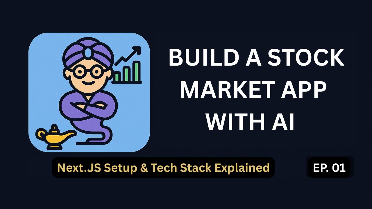📊 Build a Stock Market App with AI in Next.js – StockGenie EP01 | Setup ...
