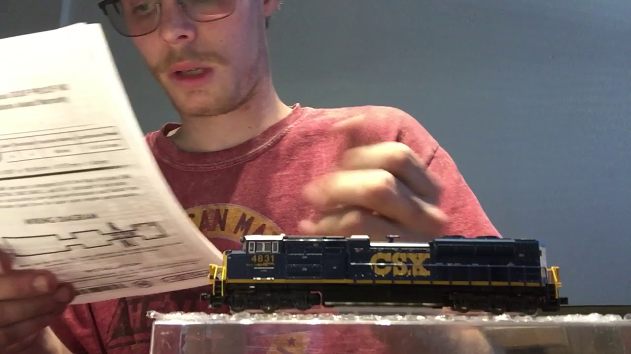 TCS DCC decoder Install - YouTube