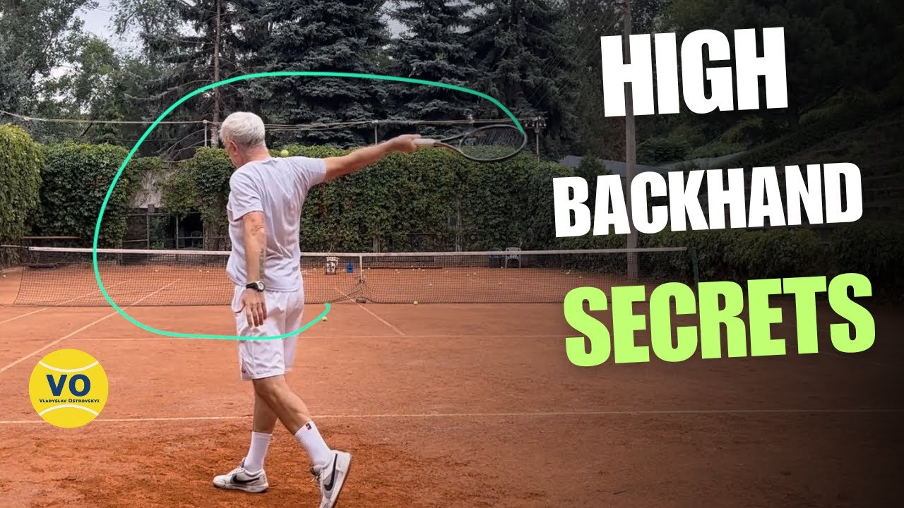 High One Handed Backhand – Topspin & Slice Tips - YouTube