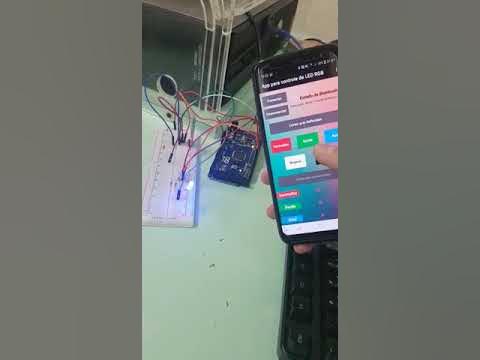 App para controle de led RGB - YouTube