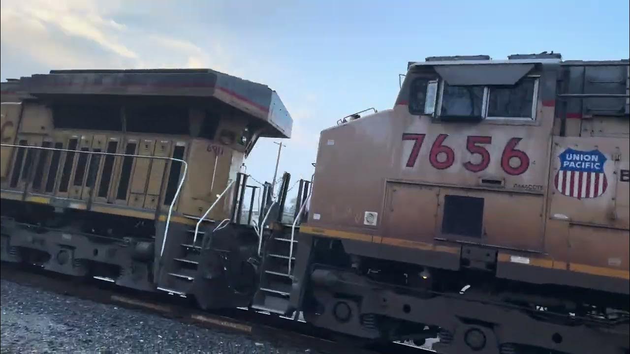 Up 8937 IOANP going through Pleasanton - YouTube