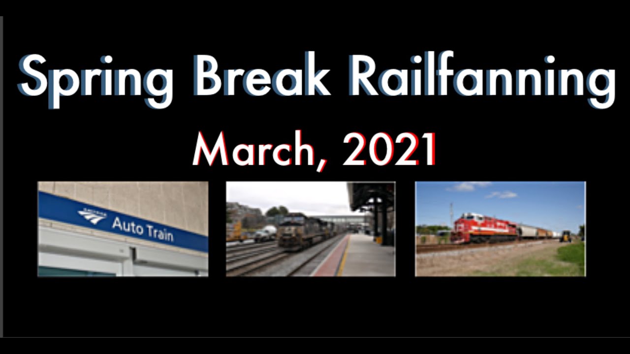 Spring Break Railfanning up the East Coast! - YouTube
