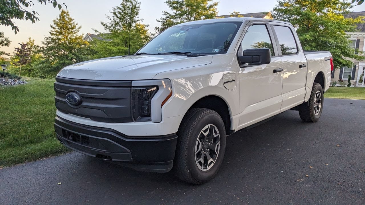 NOS 2022 Ford Lightning Pro in 2024! Look around, first ride & drive, 0 ...