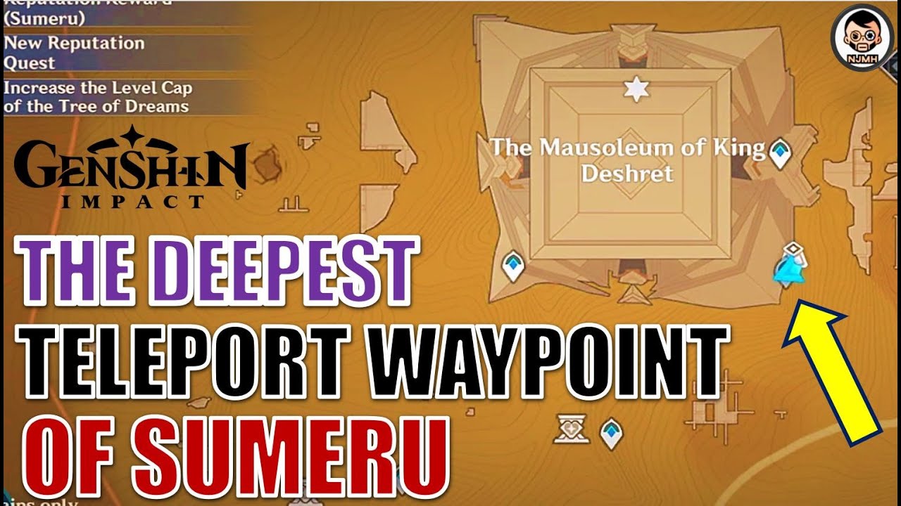 Guide to the Deepest Underground Teleport Waypoint in Sumeru | Genshin ...