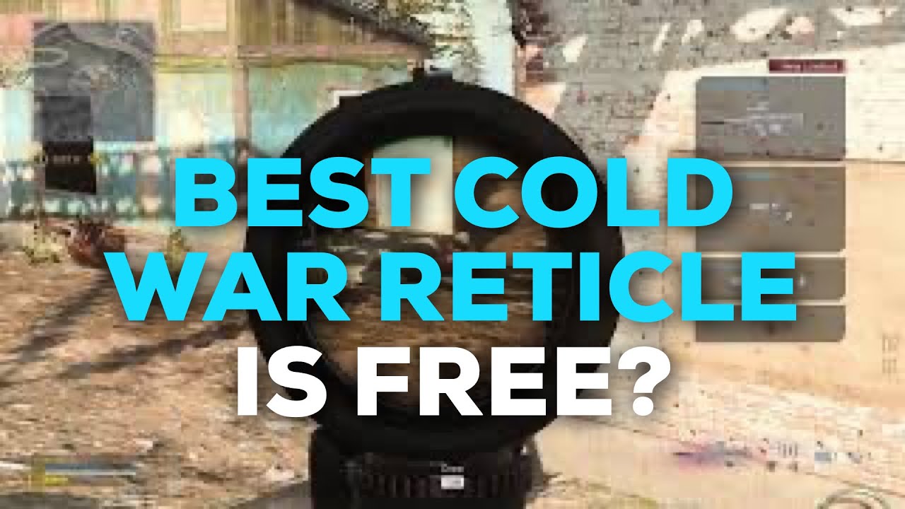 Best FREE Cold War Reticle For Warzone (Blue Dot Competitor) - YouTube