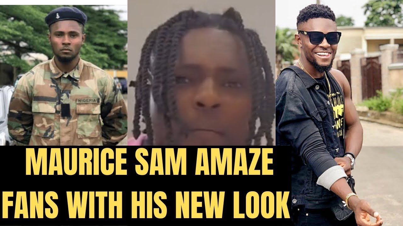 Maurice Sam flaunts his new look and wows fans😀😀😀 - YouTube