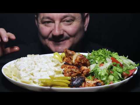 ASMR TURKISH Pasta with Wing Sauce Kanat Soslu Makarna