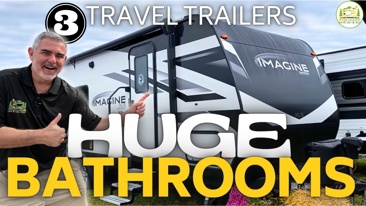 🚽 3 Amazing Camper Trailers With Huge Bathrooms - YouTube