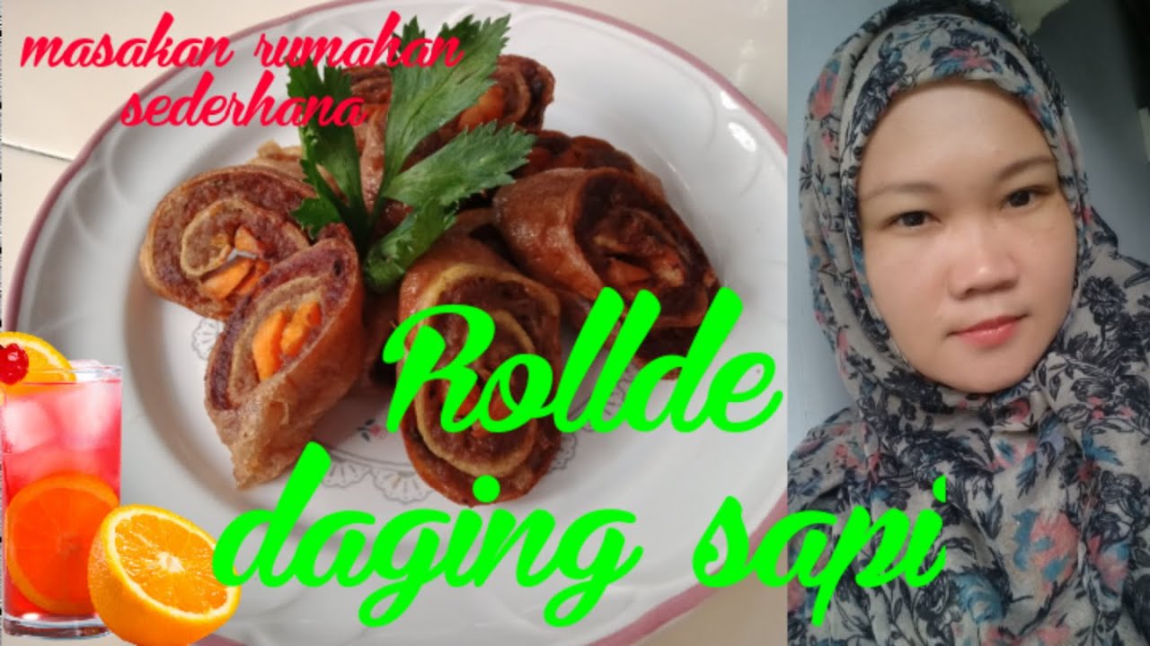 ROLLADE DAGING SAPI BAHAN SEADANYA - YouTube