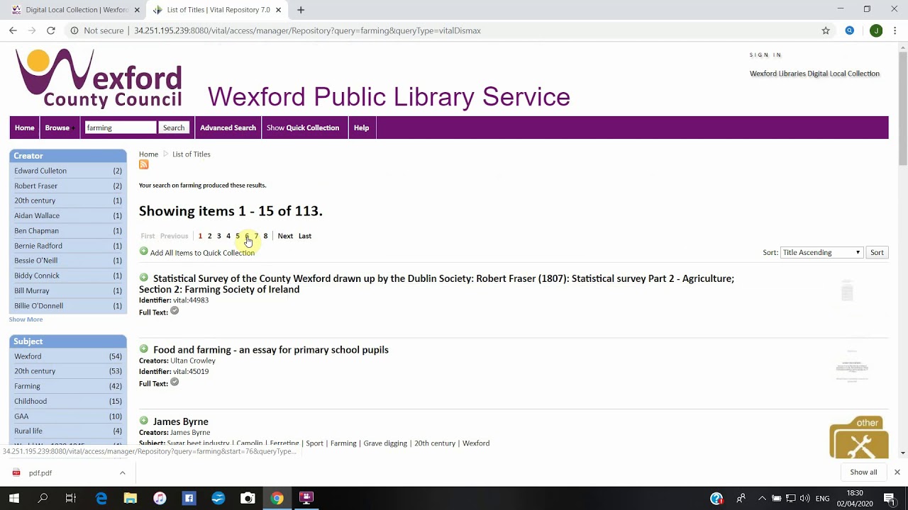 Tutorial no. 1: Accessing & Downloading content from Wexford Library's ...