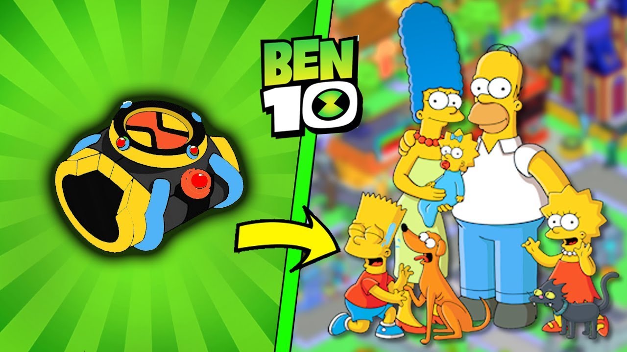 EL OMNITRIX DE LOS SIMPSON EN BEN 10 EN ROBLOX | ARRIVAL OF ALIENS BEN ...