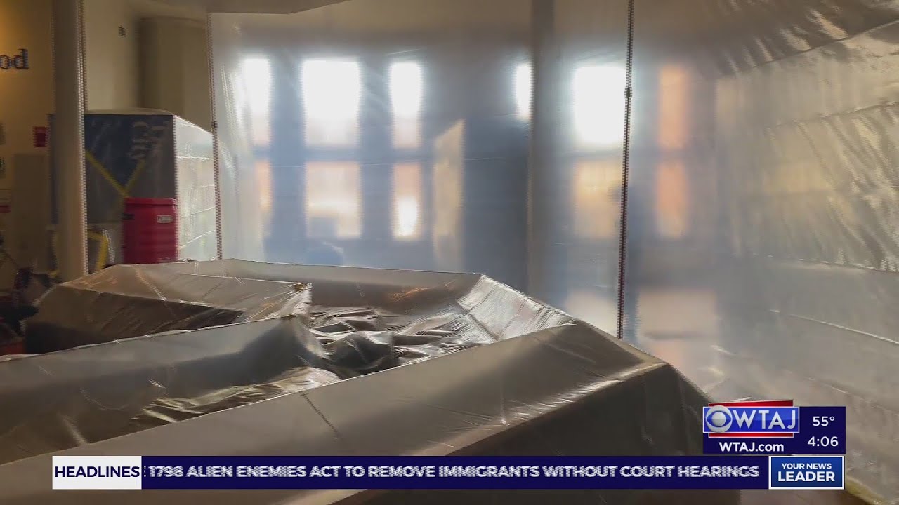 Johnstown Flood Museum rebuilds after leak, flooding in exhibit area ...