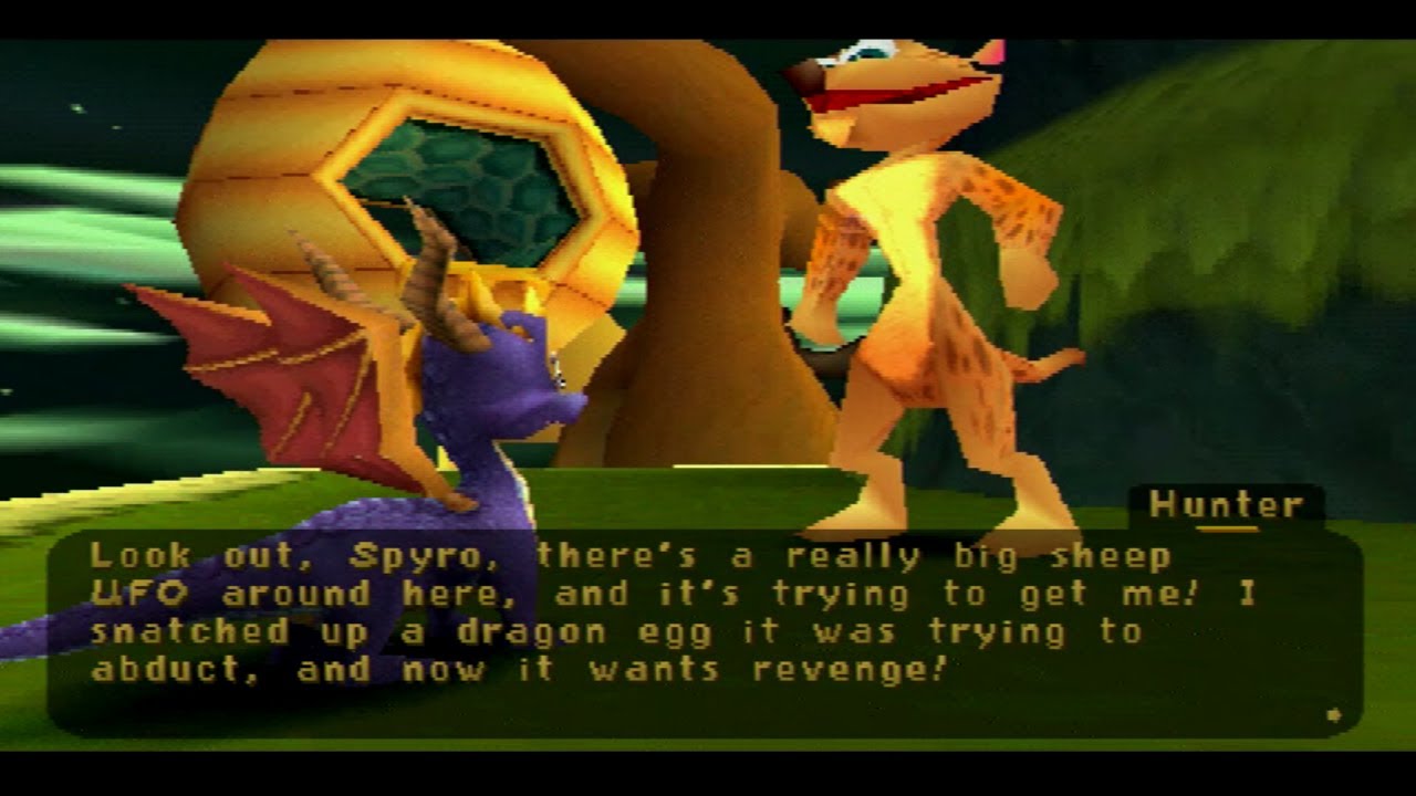 Spyro 3: Year Of The Dragon PS1 Hunter's Speedway Challenges - YouTube