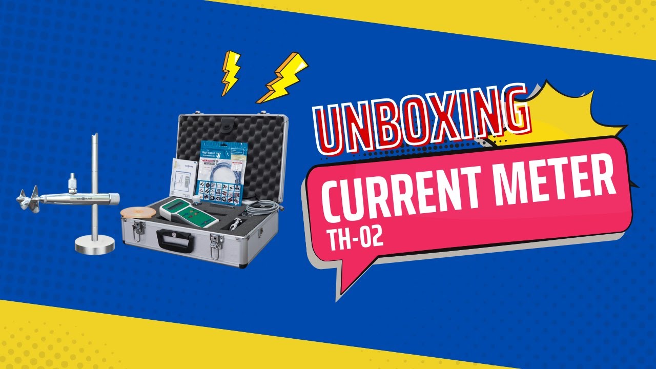 Unboxing Current Meter TH 02 - Tatonas - YouTube