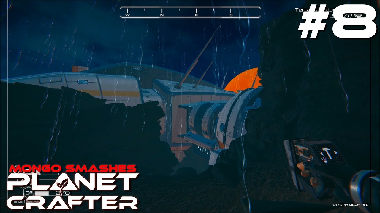 Planet Crafter Part 8 - Cinitat II and Volcano Wreck - YouTube