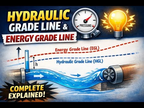 HGL & EGL Explained | Hydraulic Grade Line & Energy Grade Line - YouTube